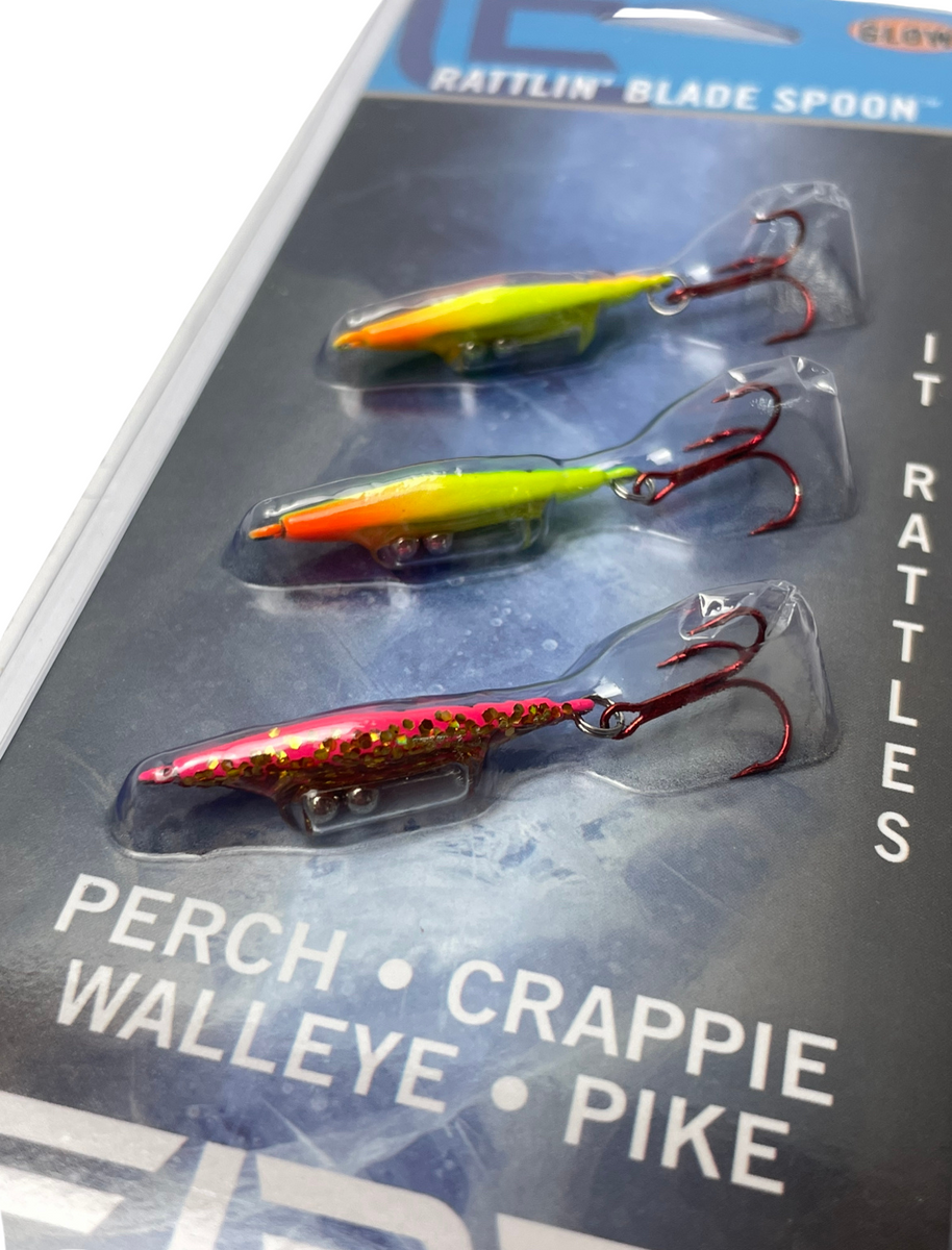Clam Rattlin' Blade Spoon 3 Pack – First Light Fishing co.